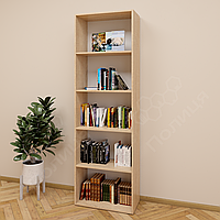 Купить Книжный стеллаж 5 полок с задней стенкой, стенка в гостиную ...