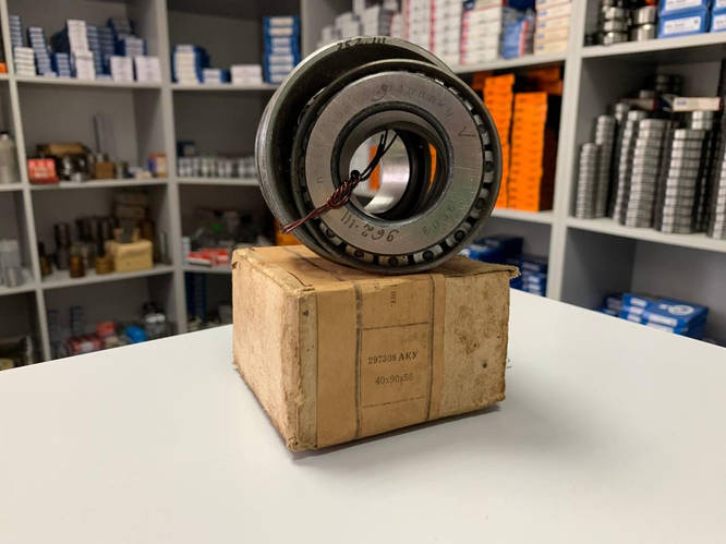 Підшипник 297308 9 ГПЗ (СРСР), 40х90х55.625 мм, роликовий радіально ...