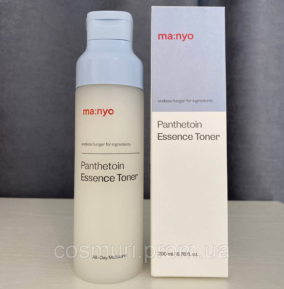 Тонер-есенція для ультразволоження шкіри з пантетоїном Manyo Panthetoin ...