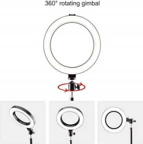 Купити Кільцева LED RGB лампа 30 см MJ30 з тримачем для телефона селфі ...