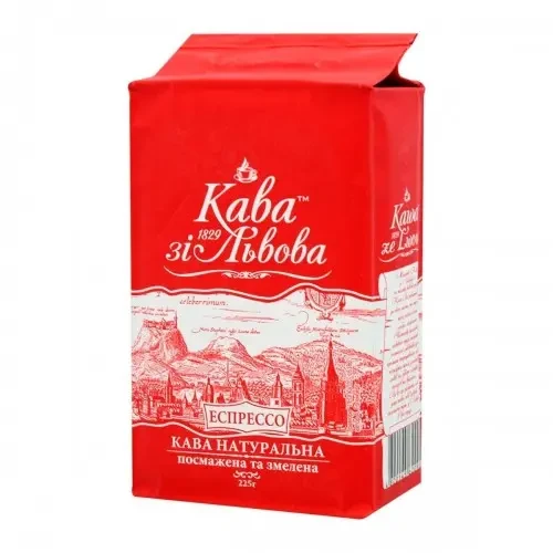 Купить Кофе молотый Кава со Львова Еспрессо 225 г недорого