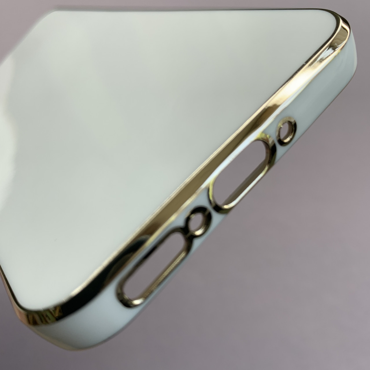 Купить Чехол для Samsung Galaxy A34 5G глянцевый с золотой окантовкой ...