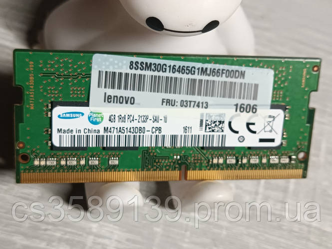 Sodimm Оперативная память для ноутбука 4gb Samsung Ddr4 2133 МГц Pc4