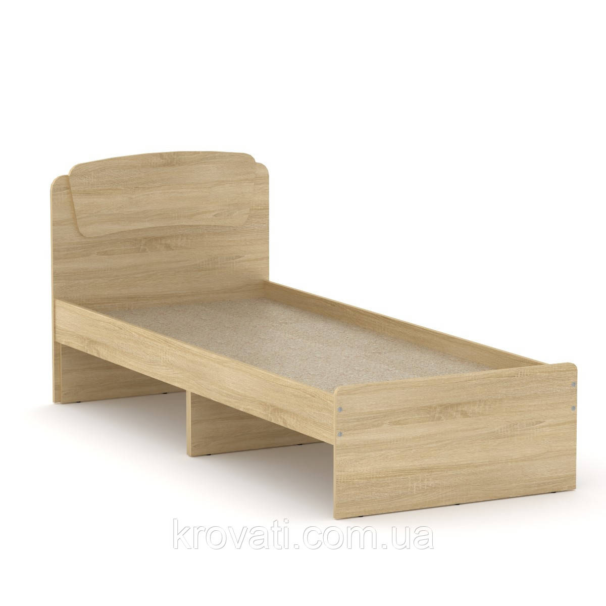 Кровать односпальная Классика - 80, Дуб сонома, цена 3451.56 ₴: купить ...