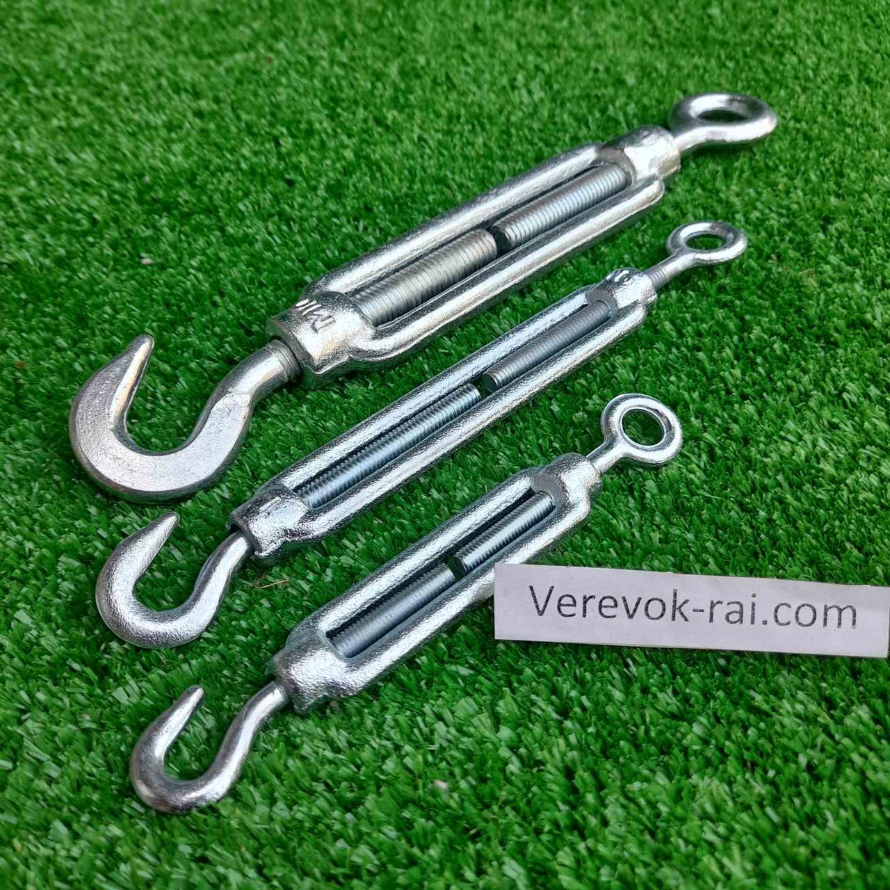 Талеп, стяжка для натягування троса, шпалери 8 мм (гак-кільце), ціна ...