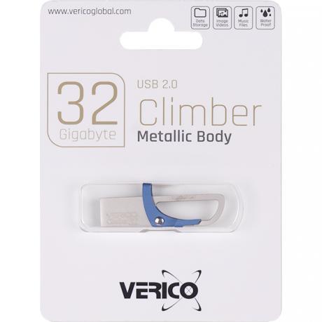Купить Флешка Verico USB 32Gb Climber Blue 1UDOV-RFBE33-NN 603181, цена 215.15 ₴ — Prom.ua (ID ...