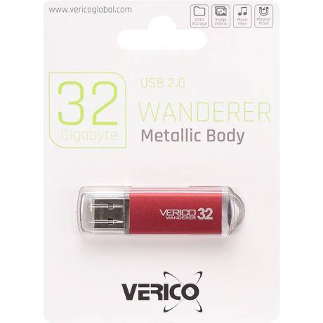 Купить Флешка Verico USB 32Gb Wanderer Red 600715, цена 199 ₴ — Prom.ua (ID#1858977028)