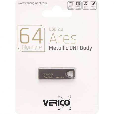 Купить Флешка Verico USB 64Gb Ares Black 602863, цена 189.66 ₴ — Prom.ua (ID#1858977033)