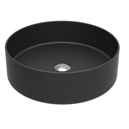 Умивальник накладний DEVIT ALLROUND 400x400x145мм круглий чорний 1512137B (ID#1859151740), ціна ...