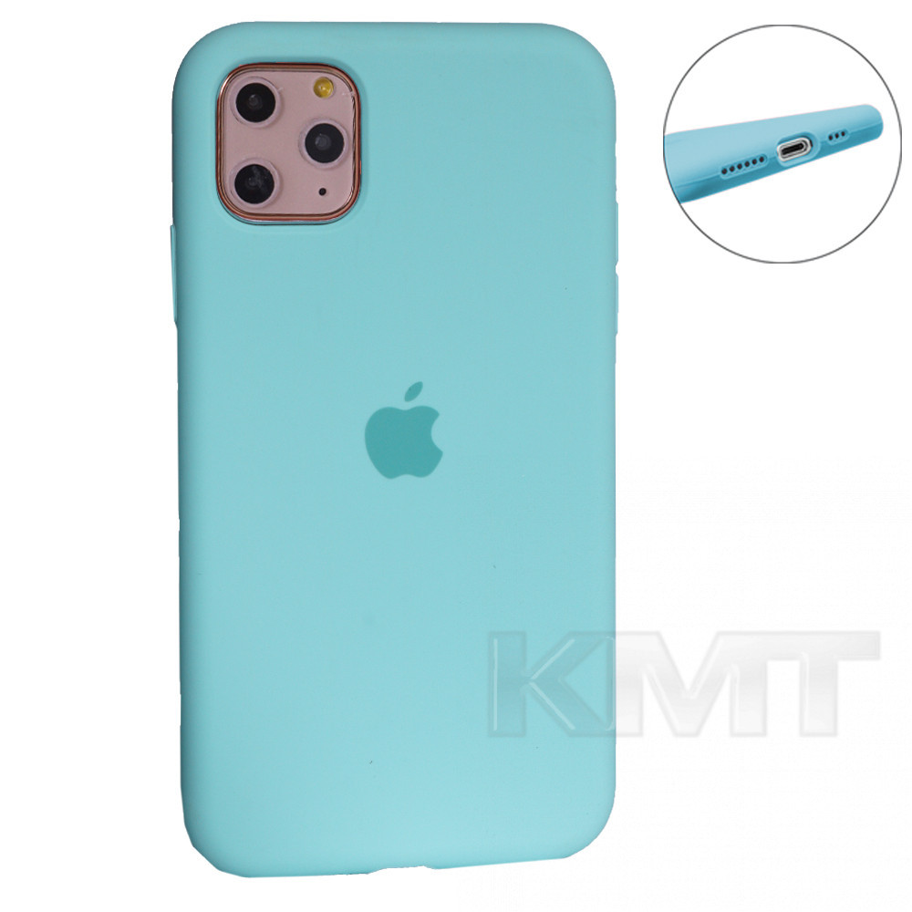 Купить Original Silicone Case Full Size iPhone 11 Pro Turquoise (44 ...