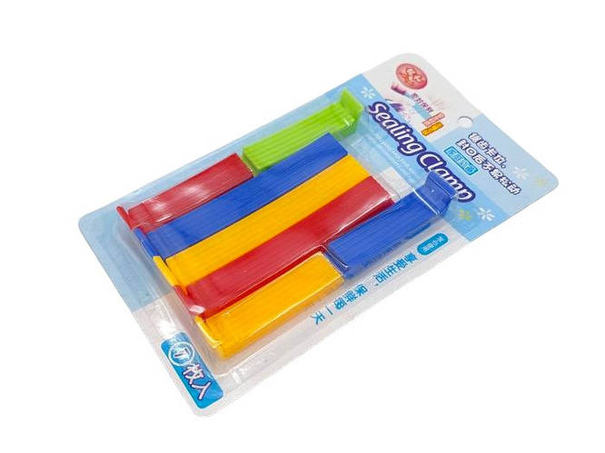 Зажим держатель для пакетов пластиковый Защипы прищепки для пакетов ...