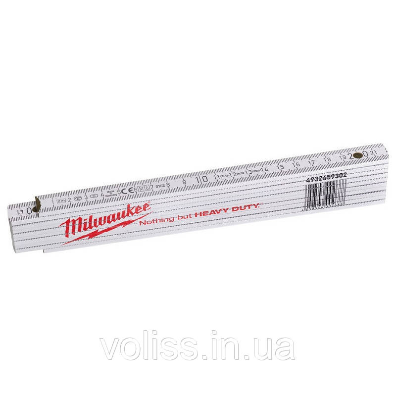 Купить Складной метр деревянный 2м MILWAUKEE 4932459302, цена 220 ...