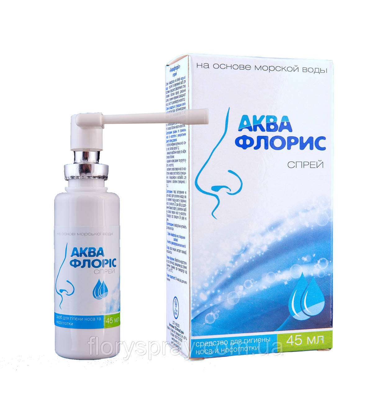 СПРЕЙ ДЛЯ НОСА "АКВАФЛОРИС", 45 мл: продажа, цена в Харькове. Лекарства ...