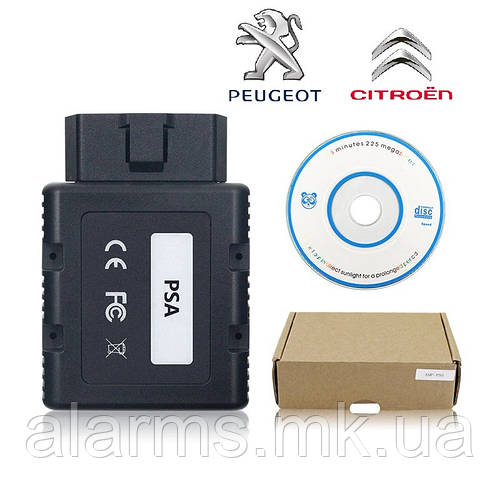 Диагностический сканер PSA-COM Bluetooth PSA Peugeot Citroen. Русский ...