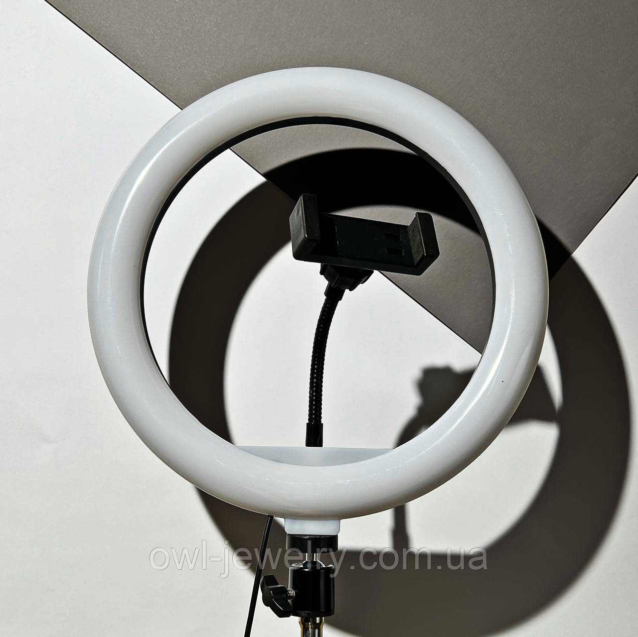Купить Кольцевая светодиодная LED селфи-лампа 26 см с держателем для ...