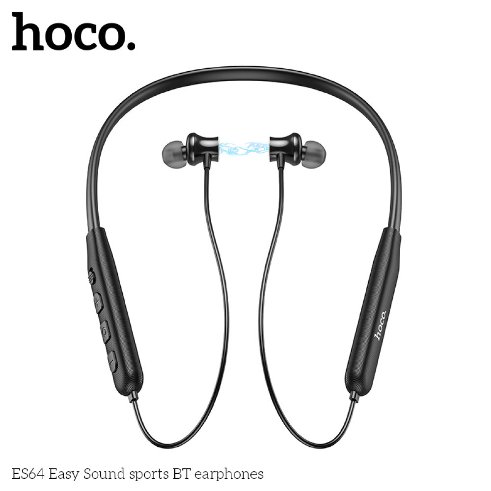 Bluetooth Hoco навушники ES64 Easy Sound sports Bluetooth (black) 42694 ...