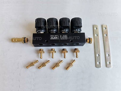 Форсунки Alex Rail 001 (4 цил) 2 Ома, ціна: 1655 ₴, купити на Prom.ua