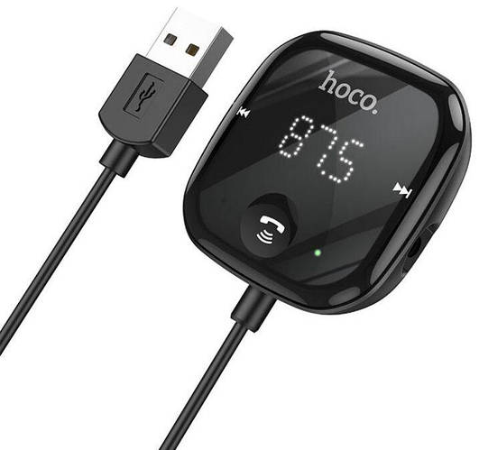 Купить Bluetooth адаптер Hoco E65 Unity Car Bt5 0 Fm Transmitter Black