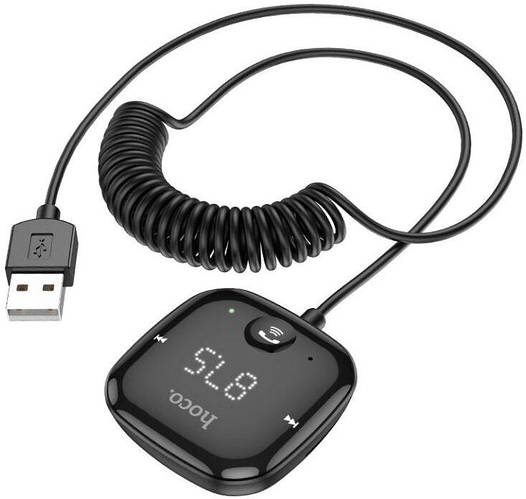 Купить Bluetooth адаптер Hoco E65 Unity Car Bt5 0 Fm Transmitter Black
