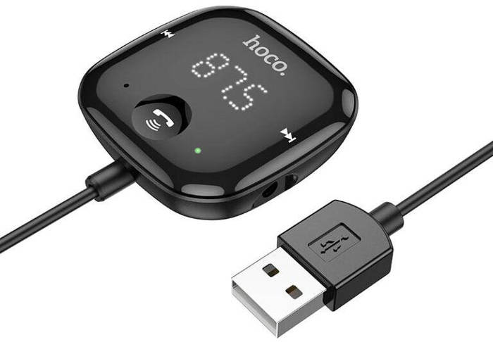 Купить Bluetooth адаптер Hoco E65 Unity Car Bt5 0 Fm Transmitter Black