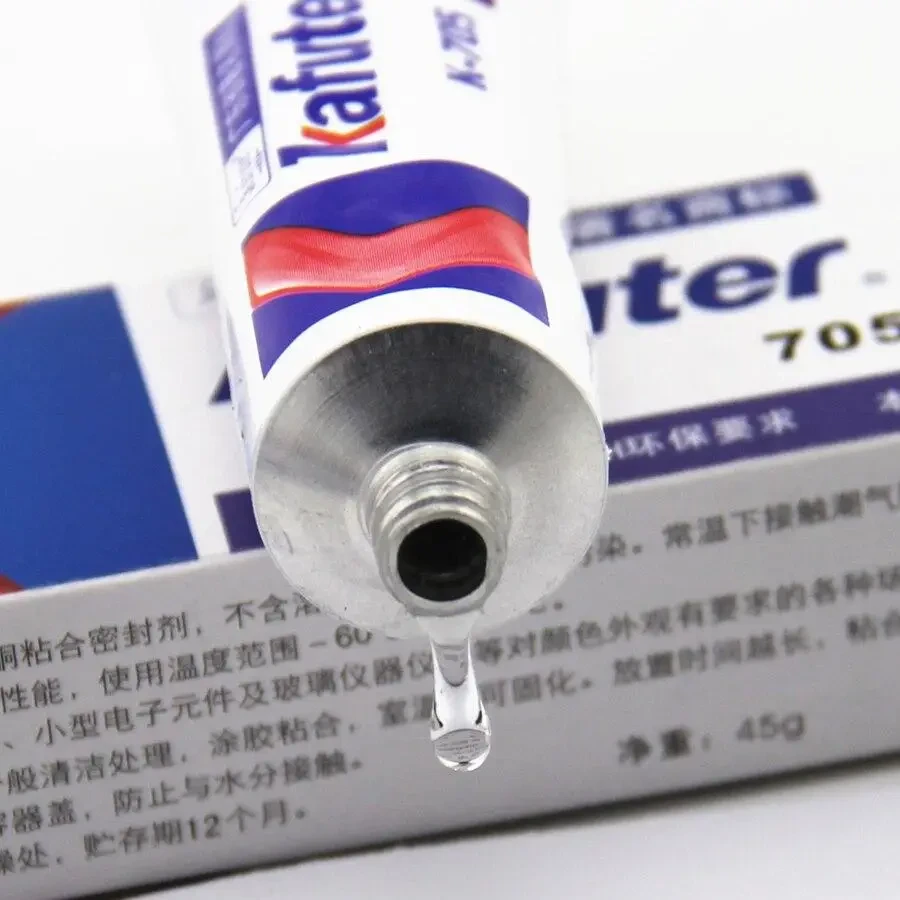 Термоклей -герметик Kafuter K-705, 45 г. Бесцветный клей-герметик многоцелевого назначения ...