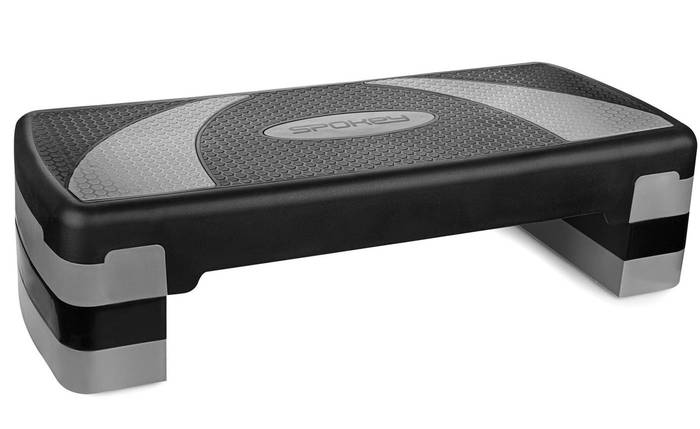 Купить Степпер Spokey Step basic Black/Gray, цена — Prom.ua (ID#1861814382)