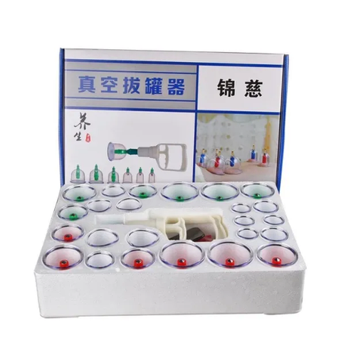 Вакуумные банки медицинские BaoYi 24 шт для оздоровления организма (ID ...