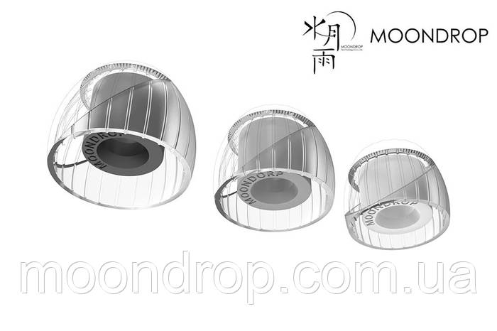 Moondrop Spring Tips - силиконовые амбушюры для IEMs наушников (ID ...