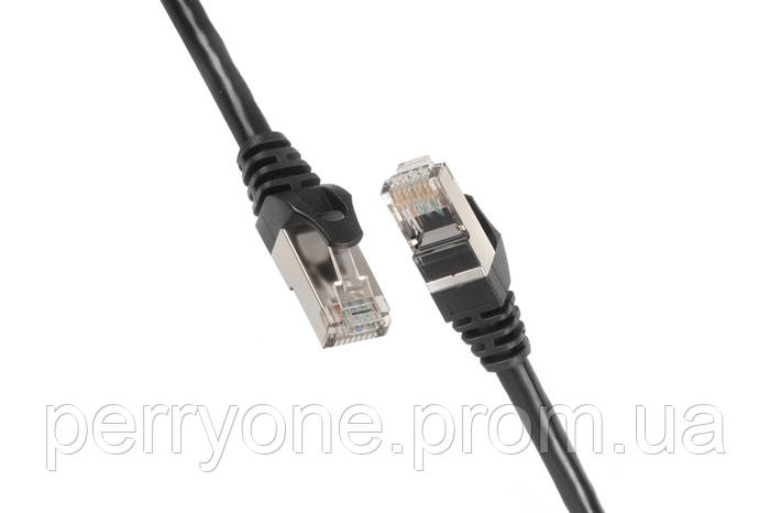 2E Cat 5e, UTP, RJ45, 26AWG ,7/0.16 Cu, 2.00 m, PVC, Black PER (ID ...