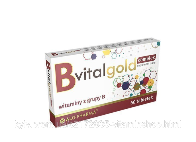 Купить Gold B-complex 60tab (B1,B2,B3,B6,B12,B7), цена 210 ₴ — Prom.ua ...