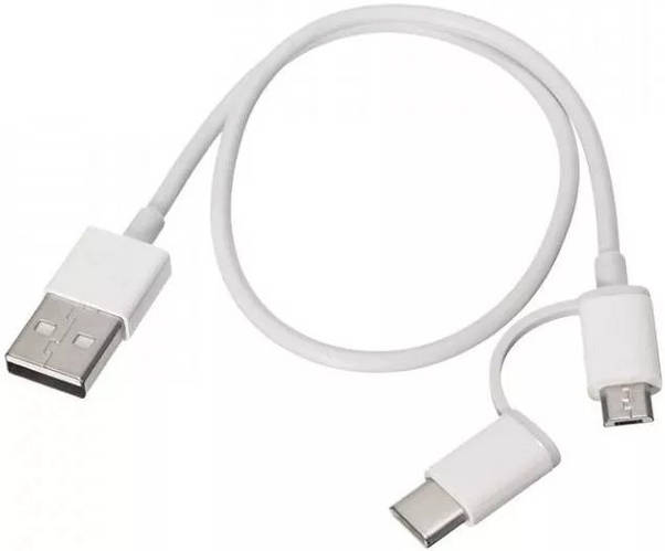 Кабель двойной Xiaomi Mi cable 2 in 1 Micro USB + Type-C SJV4082TY (ID ...