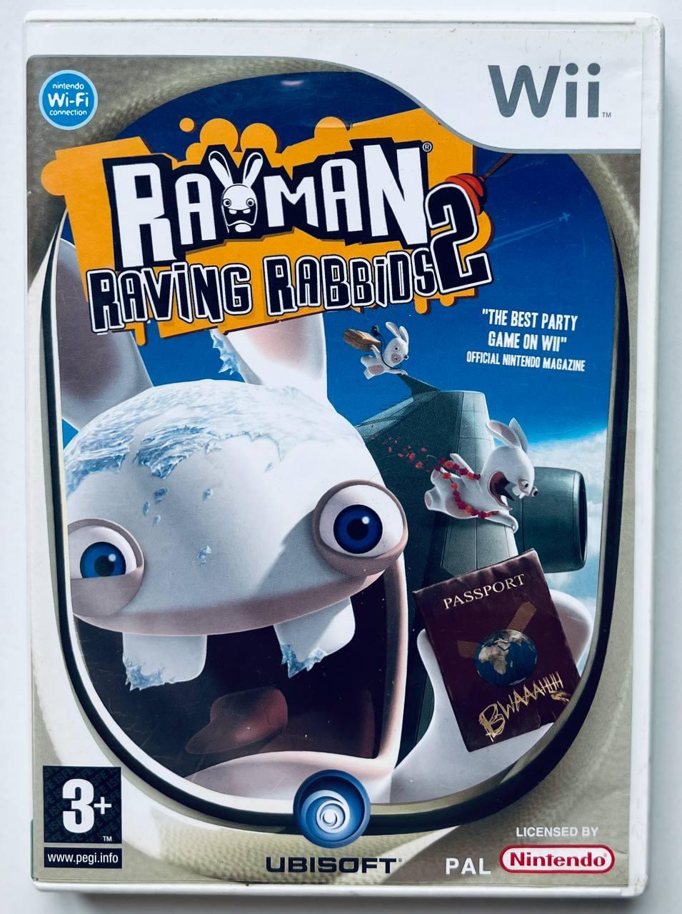 Rayman Raving Rabbids 2, Б/У, английская версия - диск Nintendo Wii (ID ...