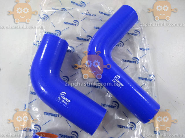 Патрубки радиатора УАЗ 469, 452 100л.с СИЛИКОН! Синие 4-ех СЛОЙНЫЕ ...
