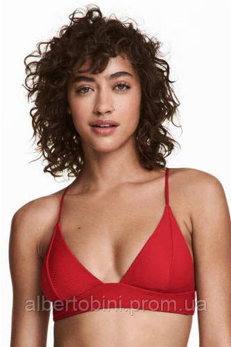 Купить Лиф бикини из треугольников H&M 32 Красный (0506190002), цена 386 ₴ — Prom.ua (ID#1862998808)