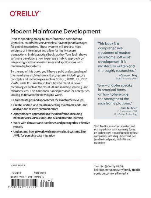 Купити Modern Mainframe Development. COBOL, Databases, and Next ...