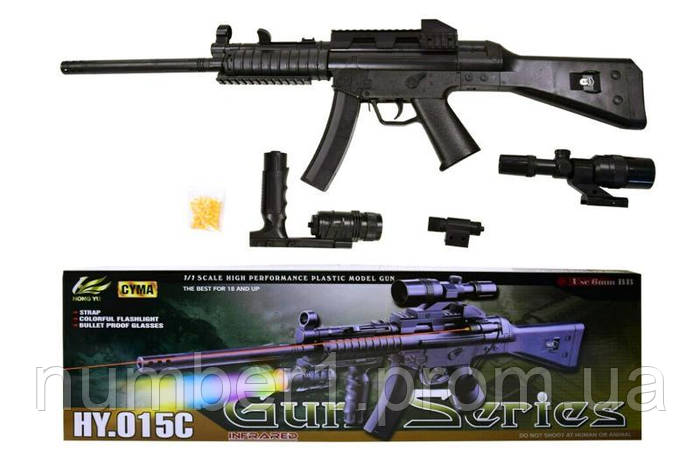 Купить Автомат CYMA HY015C на кульках, лазер, світло, коробка 79*27*7 ...