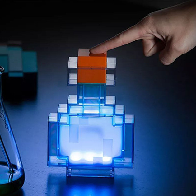 Нічник Майнкрафт Зельє Minecraft Potion Bottle лампа LED світлодіодний ...