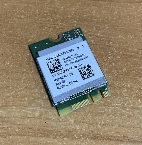 Б/У Wi-Fi Модуль Realtek RTL8188EE, 792202-001, HP 640 G2, цена: 230 ...