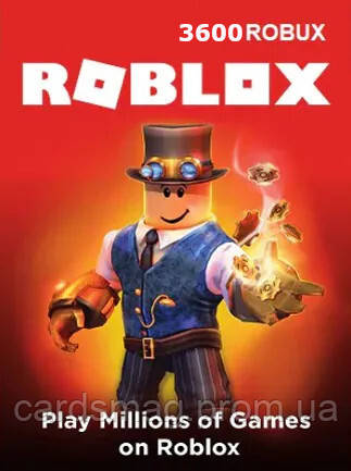 Купити Roblox Gift Card 3600 Robux (PC) - Roblox Key - UNITED STATES ...