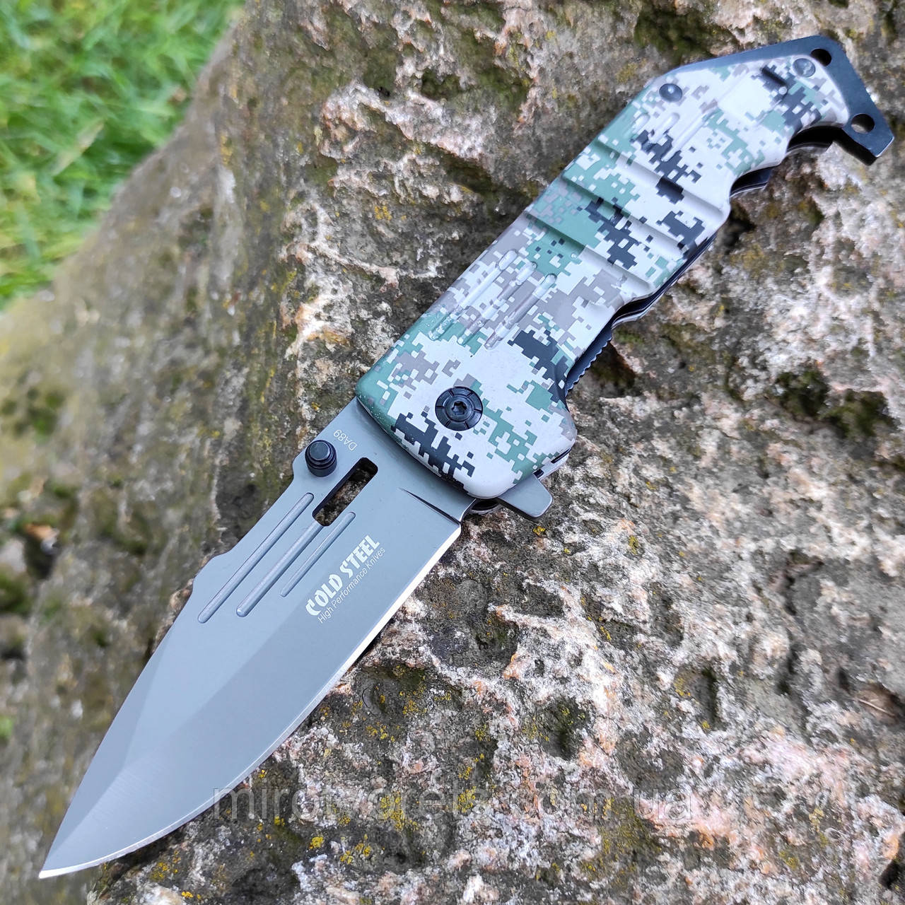 Нож складной инерционный Cold Steel pixel, стеклобой,: купить ...