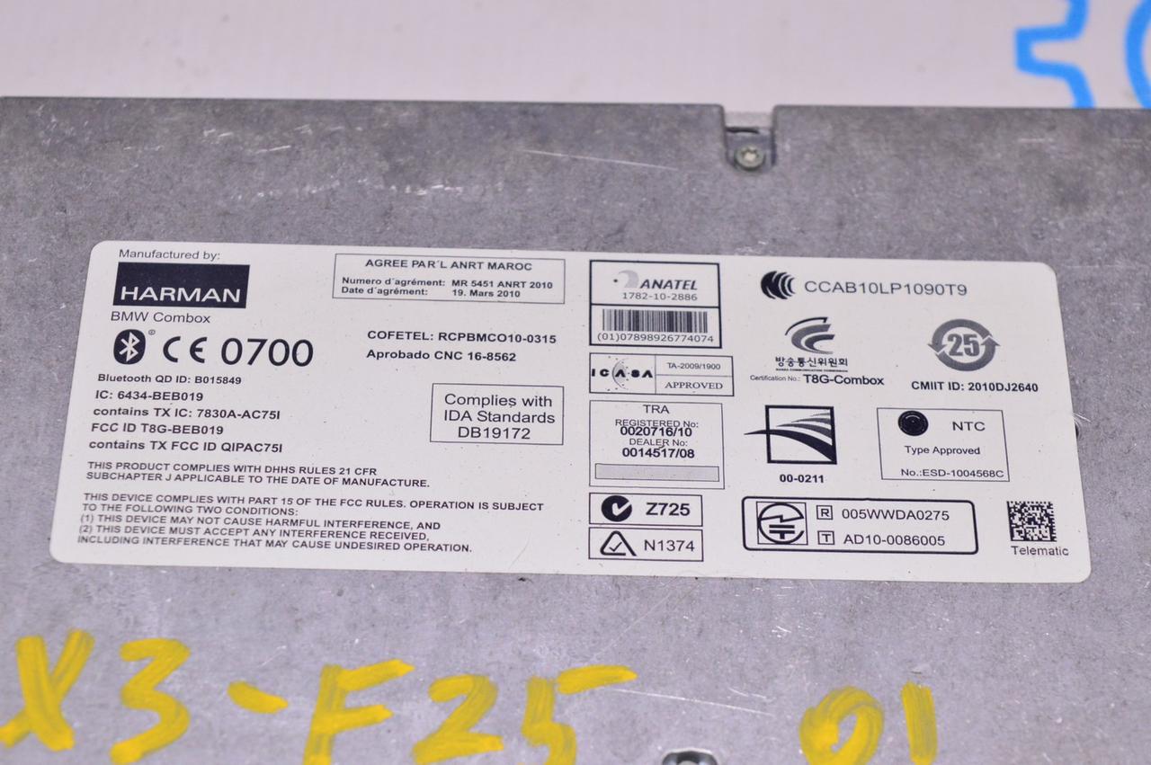 Купити Telematics Control Module BMW X3 F25 11-17 (01) 84-10-9-257-153 ...