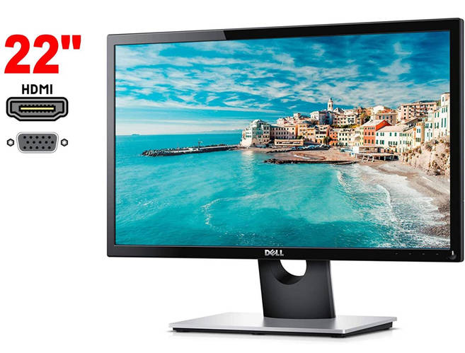 Монитор Dell SE2216H / 22" (1920x1080) IPS / 1x HDMI, 1x VGA (ID ...