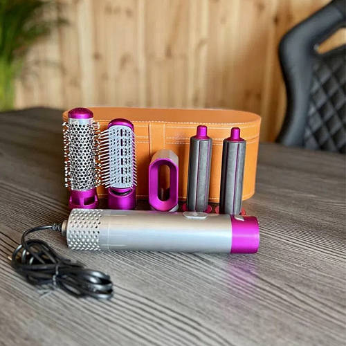 Стайлер 5 в 1 Hot Air Styler для волос в стиле Dyson в чехле (фен, браш ...