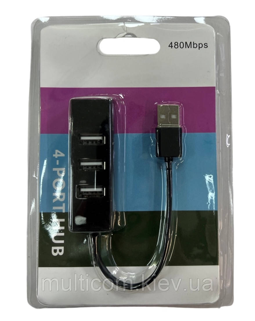 02-03-004. USB HUB (ver.2.0) на 4 порти (ID#1815433098), ціна: 90.51 ₴, купити на Prom.ua
