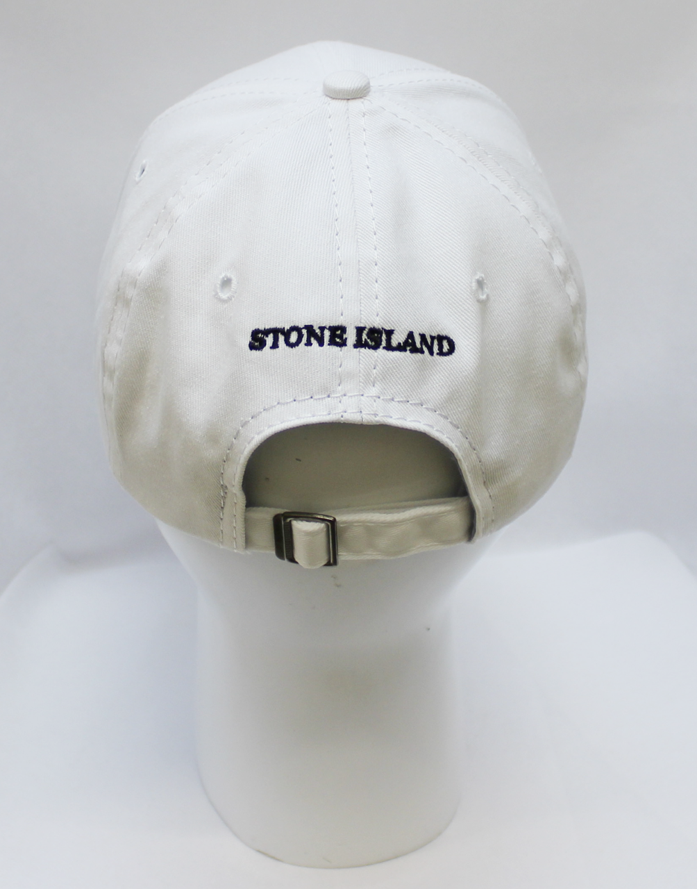 Купить Кепка STONE ISLAND (бкйсболка) белого цвета с емблемой ZE00071-1 ...