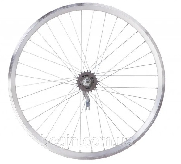 Купить Колесо 20" заднє в зборі сталь черв'ячна втулка 36H хромовий ...