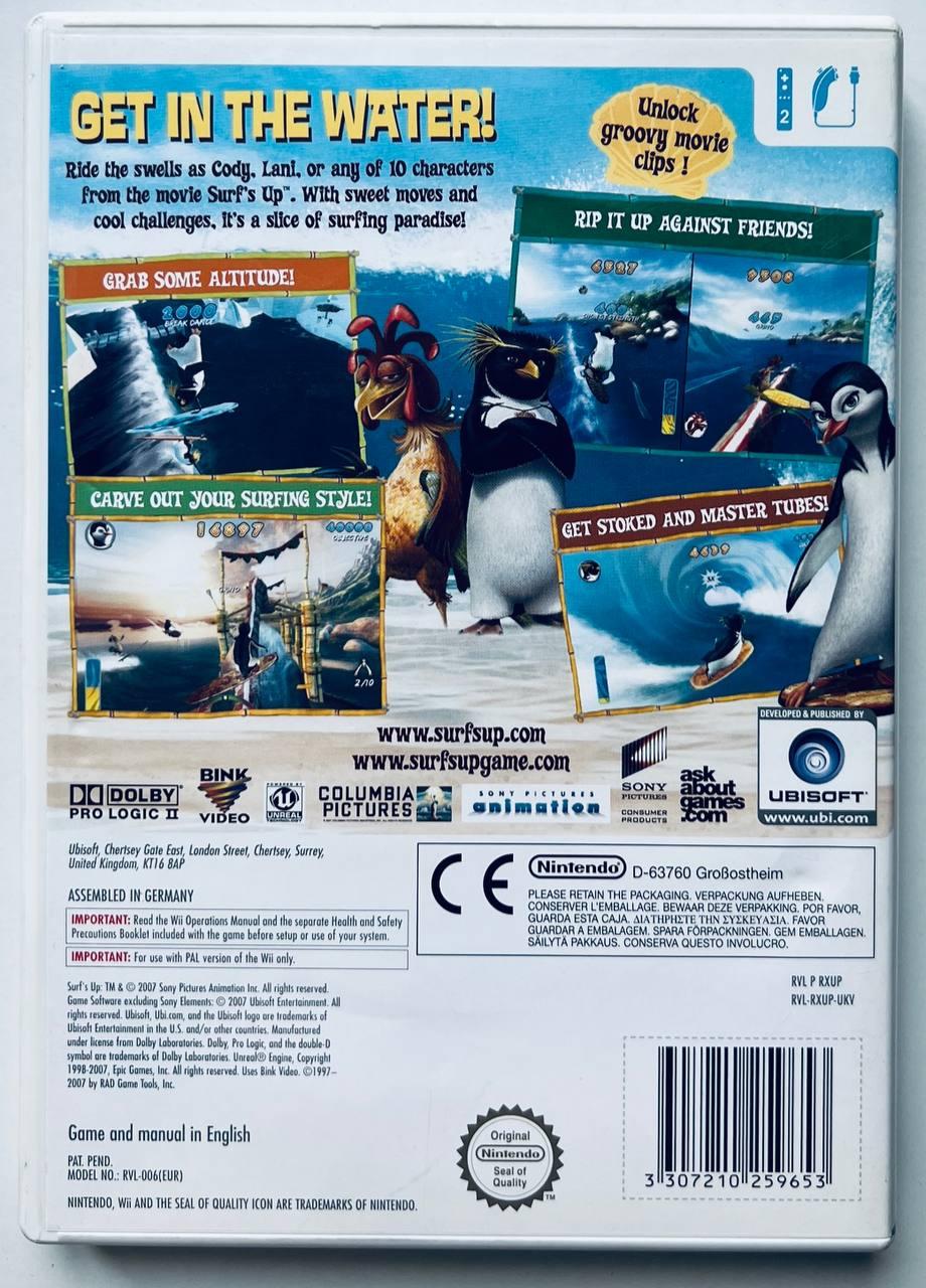 Купить Surf's Up, Б/У, английская версия - диск Nintendo Wii, цена 230 ...