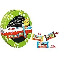 Купити Цукерки Kinder Mix в жестяній коробці 120 г, ціна 380 ₴ - Prom ...