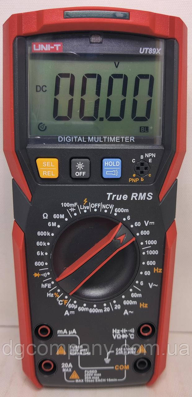 Купити Цифровий мультиметр Uni-T UT89X+термопара (Оригінал), ціна 1228. ...