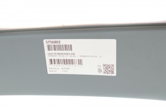 Ресора поперечна MB Sprinter 312-316/VW LT 35 (2 листа) (110/650/650 ...